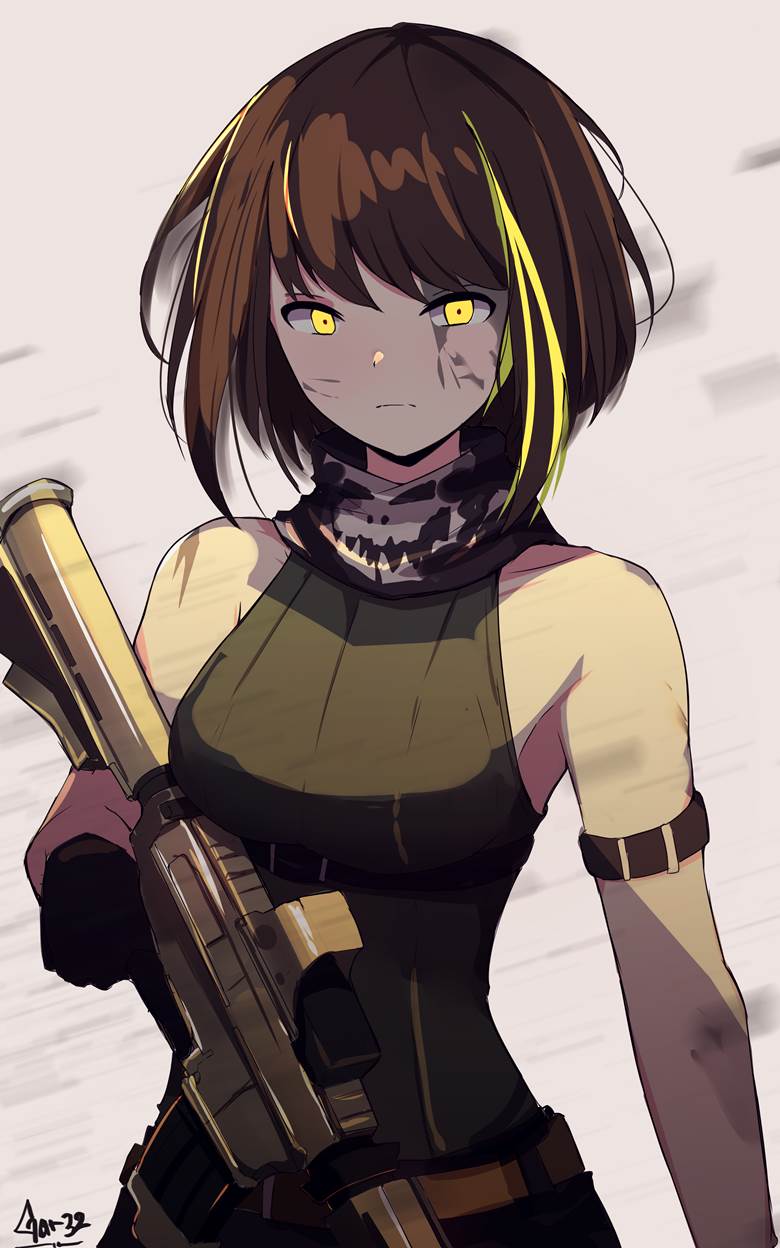 m4a1 shorthair|Gar32的少女前线插画图片 | BoBoPic