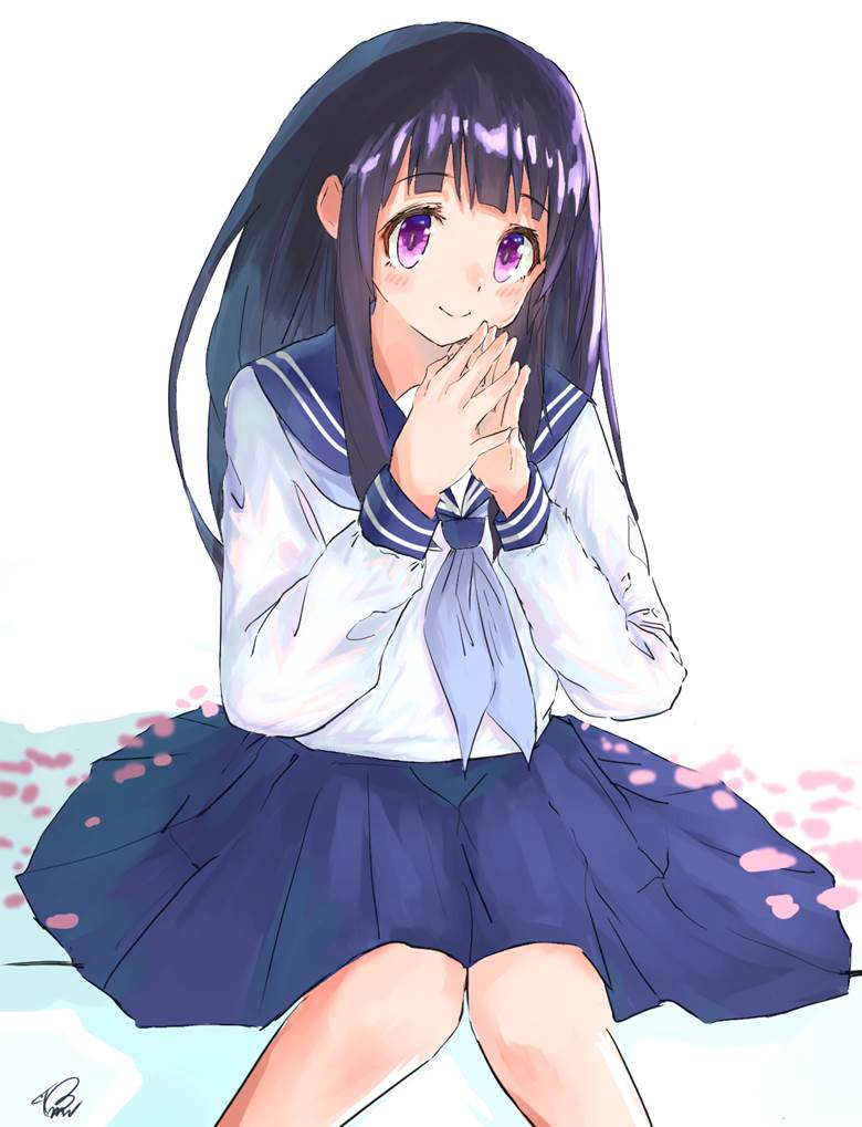 冰菓,千反田爱瑠, - ツバメノ'illustration - PixivBox