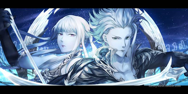 blade and shield|Feesh的最终幻想14壁纸插画图片 | BoBoPic