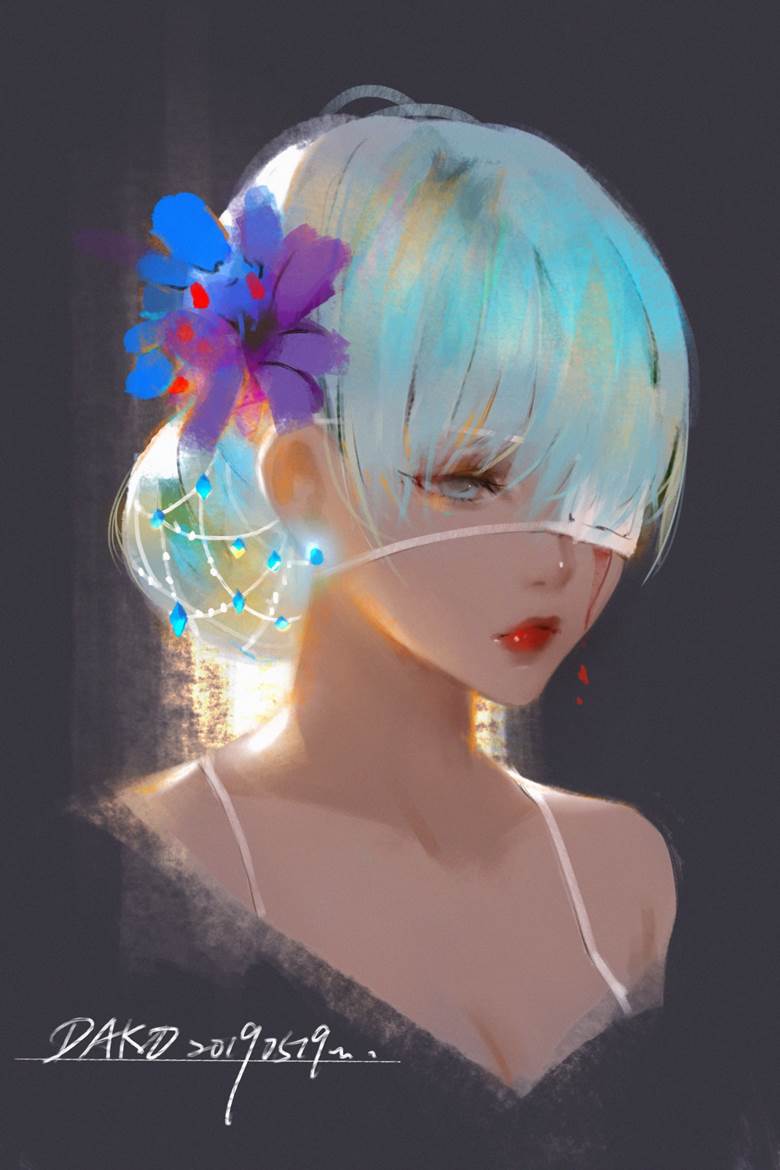 ipad pro exercise 20190519|dako()的高清少女插画图片 | BoBoPic