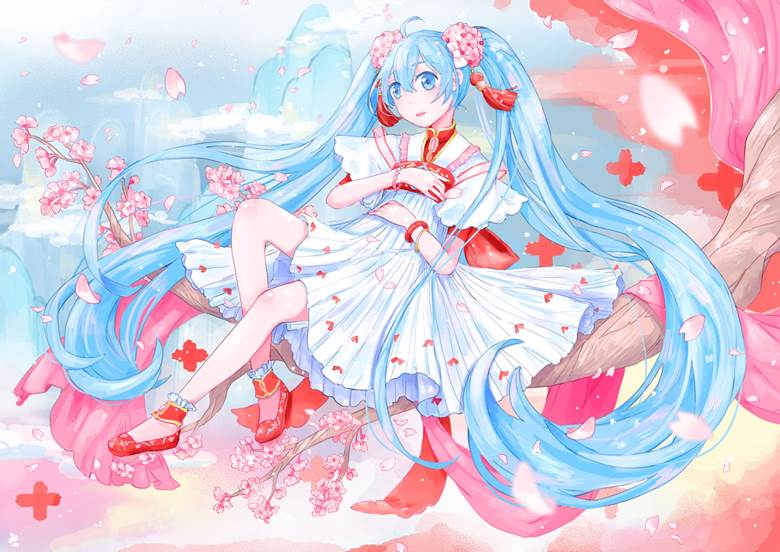 幻想の君|YUtuKIティアて26a的古风汉服插画图片 | BoBoPic