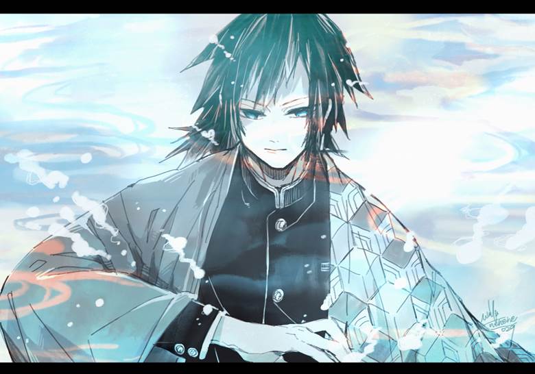 义勇さん|むー的鬼灭之刃壁纸插画图片 | BoBoPic