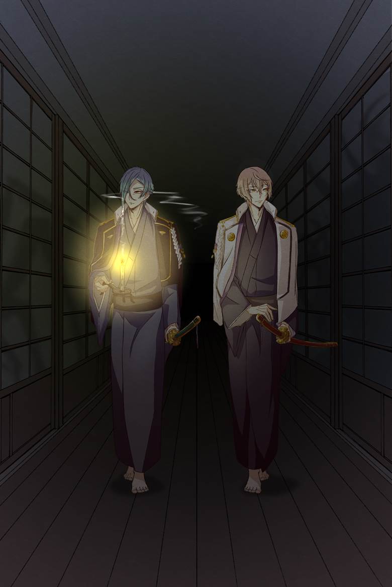 どうしてケンカしたのか言ってごらん ぉかゅ的刀剑乱舞插画图片 Bobopic