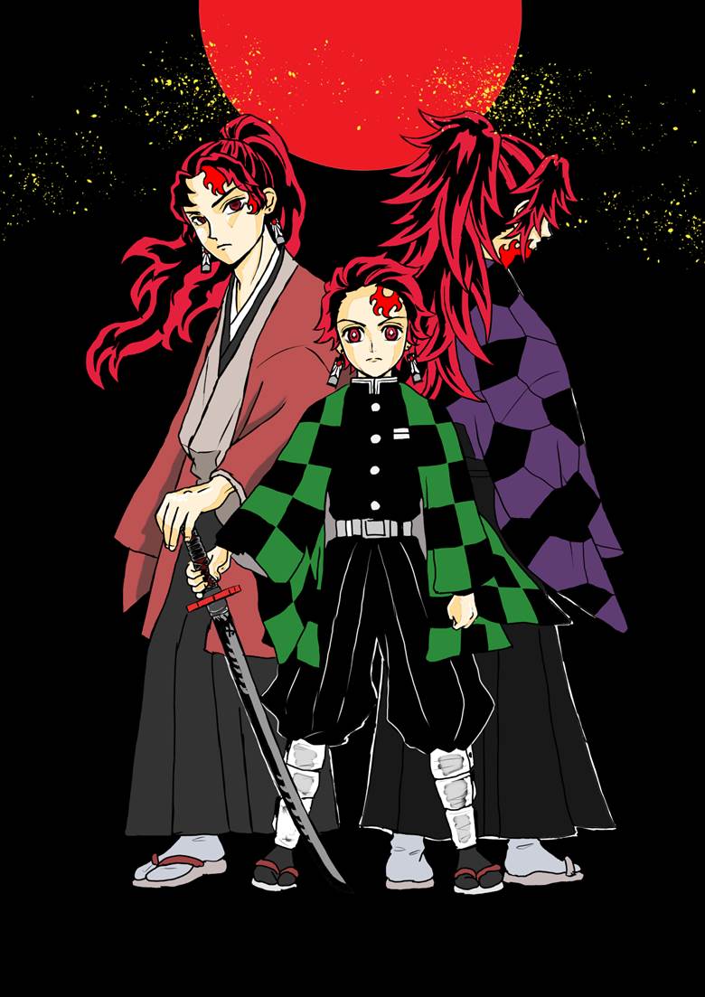 日の呼吸の継承|Aki的鬼灭之刃高清插画图片 | BoBoPic