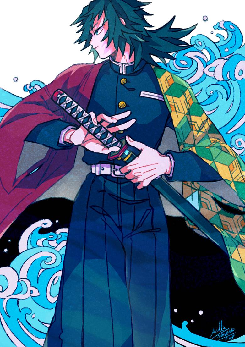 义勇さん|むー的鬼灭之刃壁纸插画图片 | BoBoPic