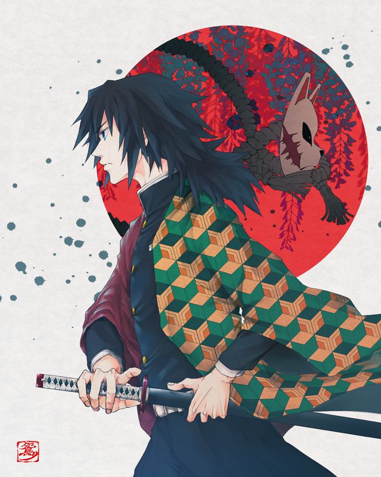 鬼灭之刃,富冈义勇,富冈义勇,卧槽好帅,太美了,Demon Slayer: Kimetsu no Yaiba 1000+ bookmarks ...