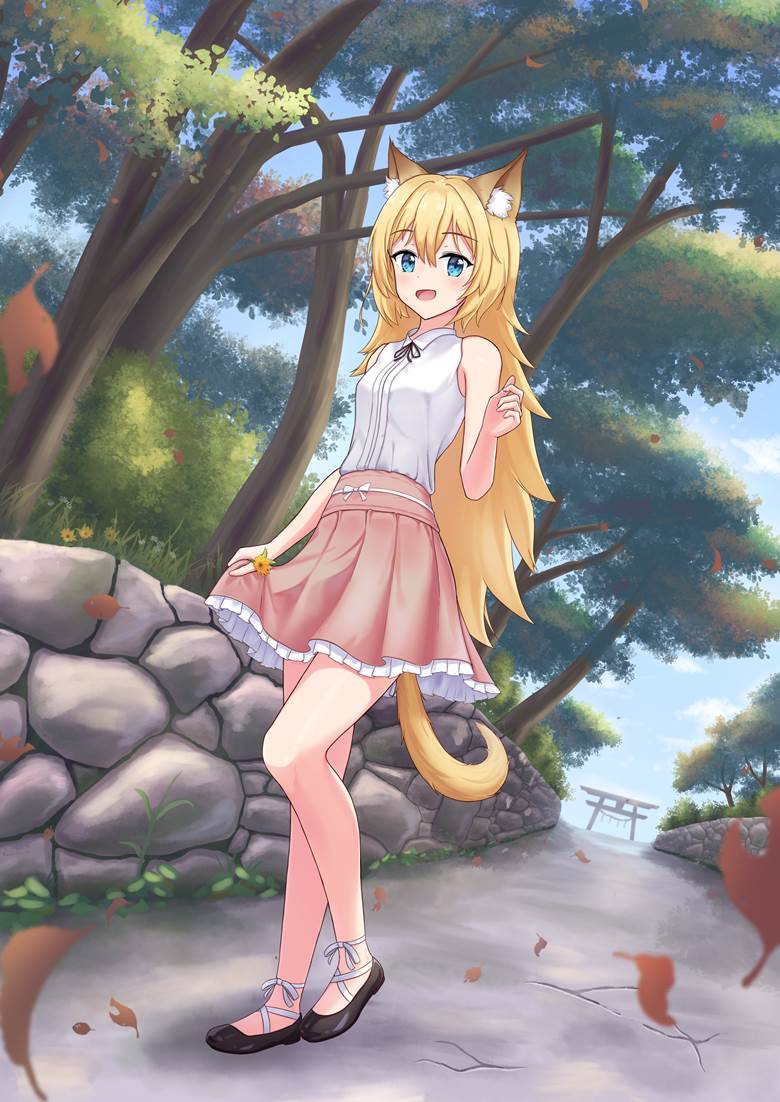 Yuriko OC Commission|MarineSnow的秋天美景插画图片 | BoBoPic