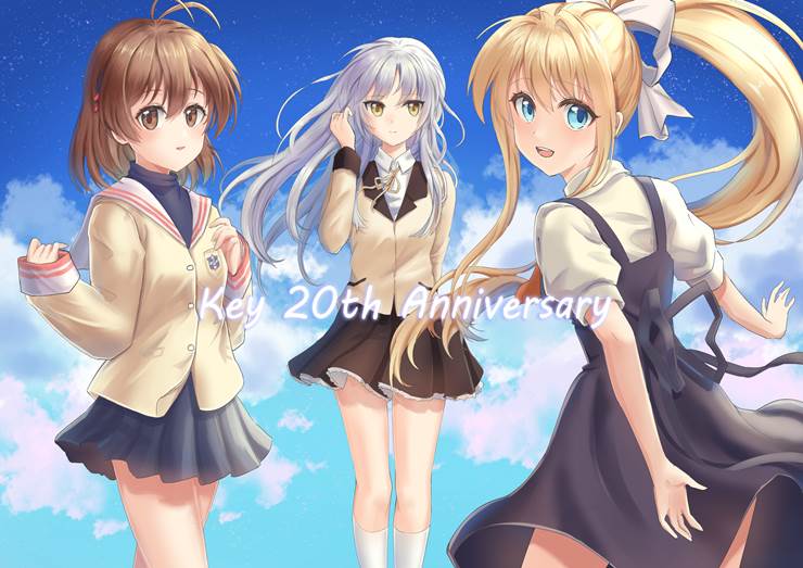 Key20周年|插画师静江的神尾观铃插画图片 | BoBoPic