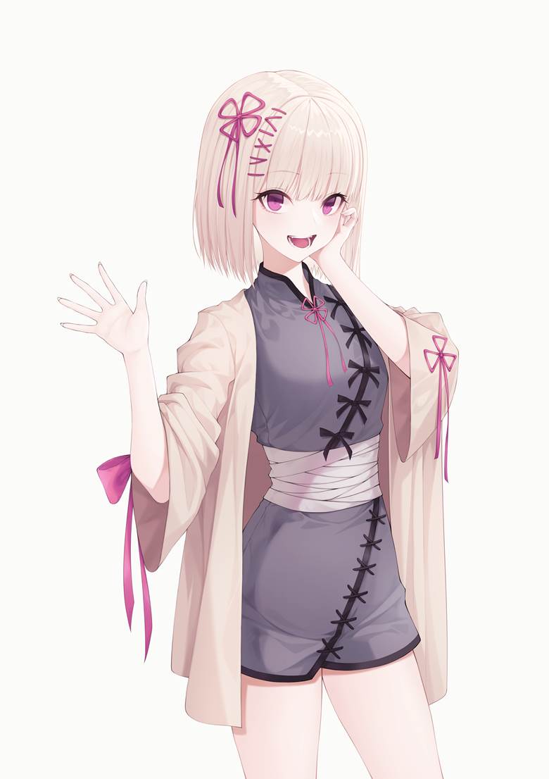 a|Yuyo的蝴蝶结少女插画图片 | BoBoPic