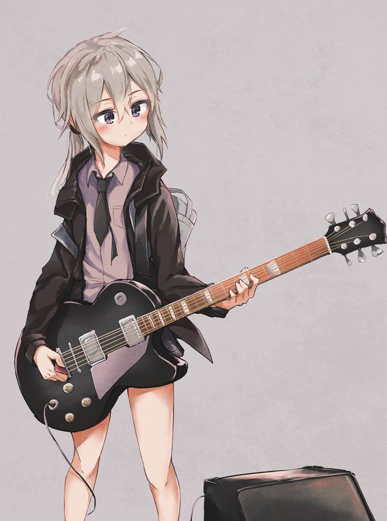 M200|推乃的弹吉他人物插画图片 | BoBoPic