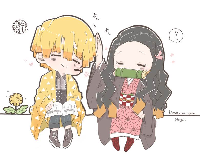 よしよし|M的鬼灭之刃高清插画图片 | BoBoPic