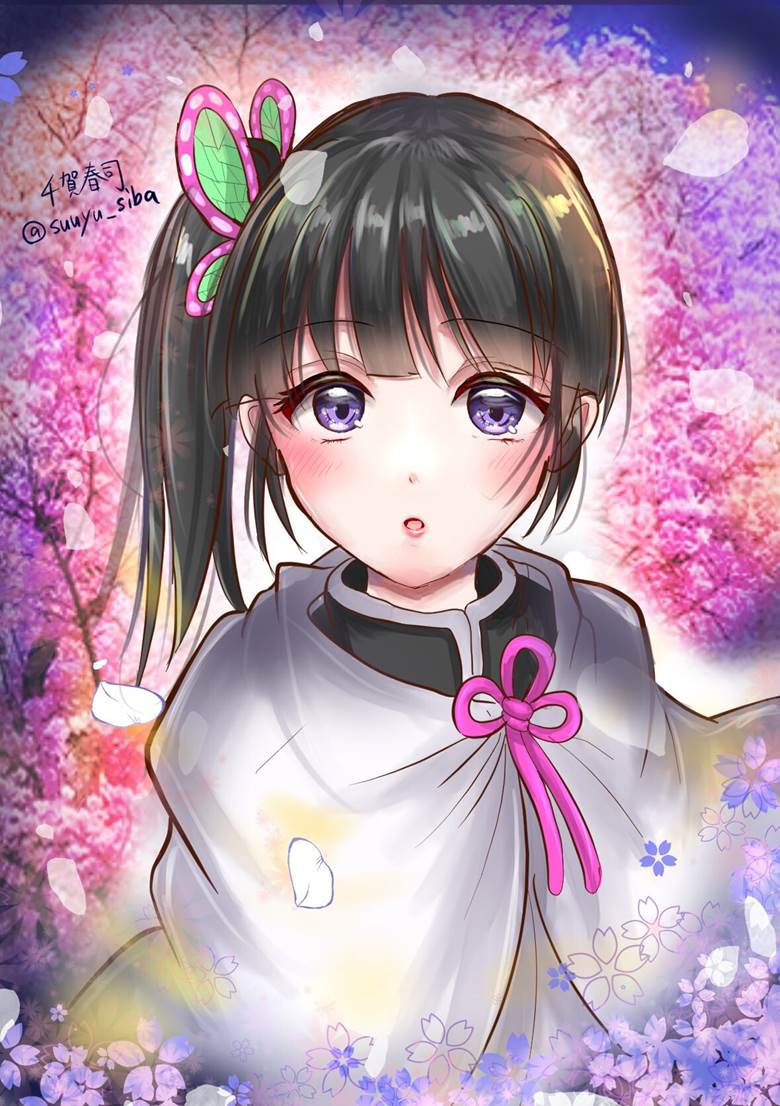 鬼灭の刃カナヲ|千贺春司(8)ちがしゅんじ的鬼灭之刃高清插画图片 | BoBoPic