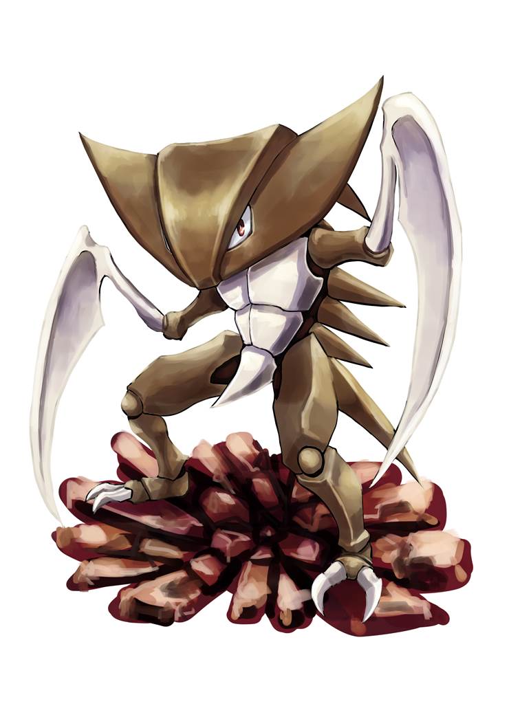 关都#0141甲壳宝可梦，镰刀盔(カブトプス)插画图片 | BoBoPic