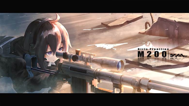 M200|夜光的少女前线插画图片 | BoBoPic