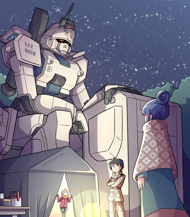 萝莉,高达,机动战士高达08MS小队,各务原抚子,摇曳露营 ,志摩凛,MS and girls,Shiro Amada,crossover 500+ bookmarks, - Gylmyr ...