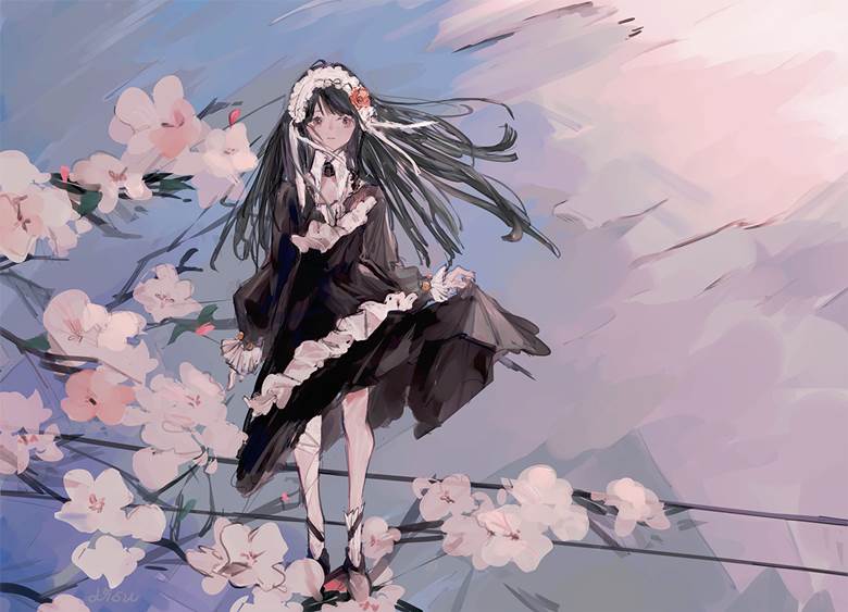 Rainysugarlisu的哥特萝莉插画图片 Bobopic