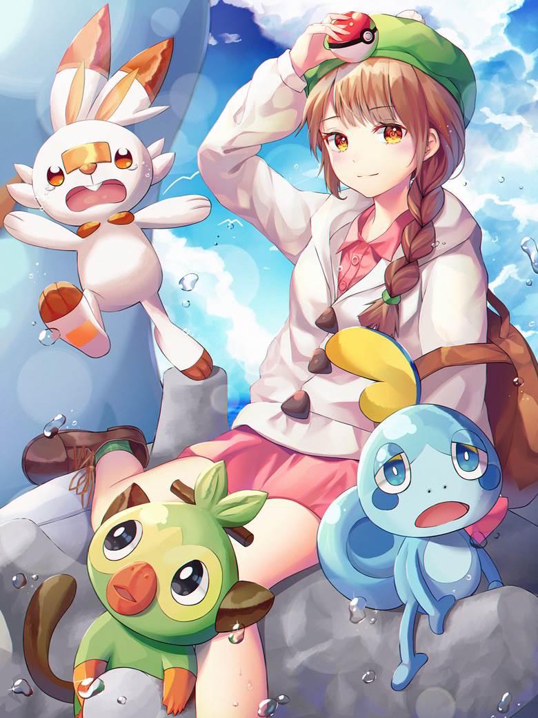 このような头の形はどうですか[ユウリ]|HYONEE的精灵宝可梦插画图片 | BoBoPic