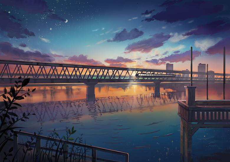 江戸川|なに的Pixiv高清风景插画图片 | BoBoPic