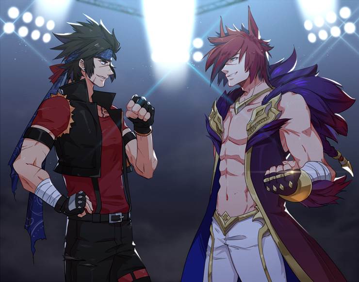 后街之王vs地下之王|插画师MIE的英雄联盟插画图片 | BoBoPic