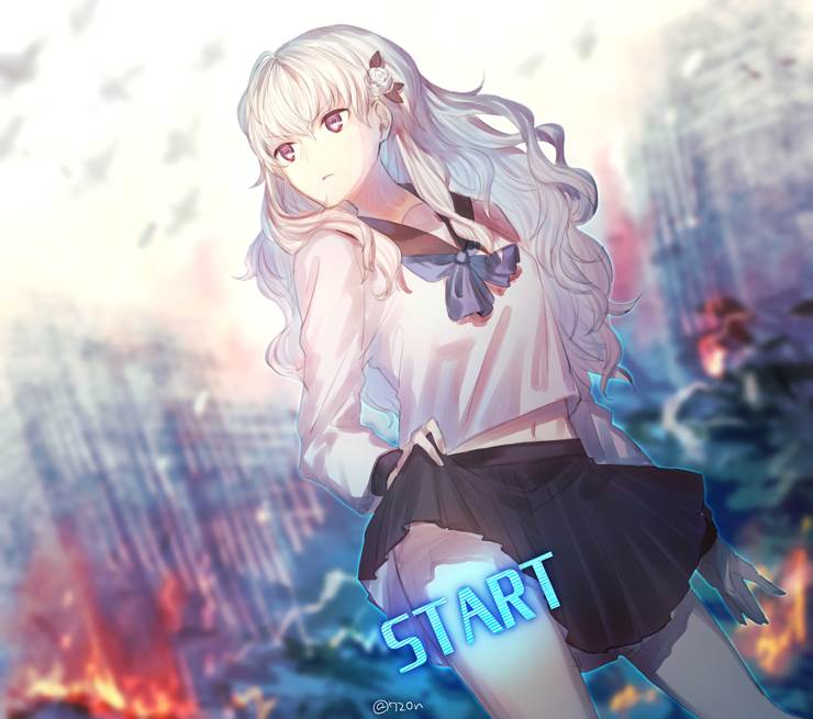 游戏《十三机兵防卫圈》冬坂五百里插画壁纸图片 | BoBoPic