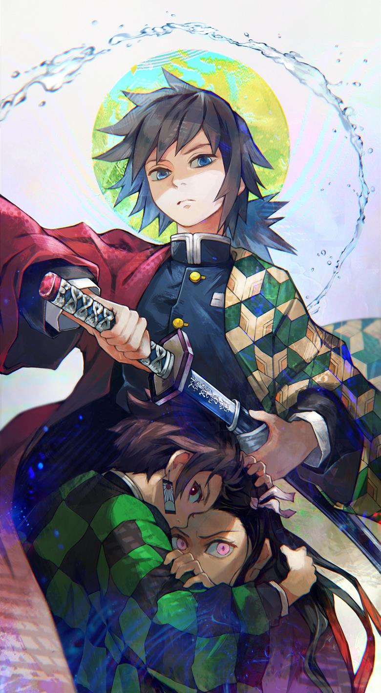 鬼灭之刃富冈义勇Pixiv同人插画 | BoBoPic