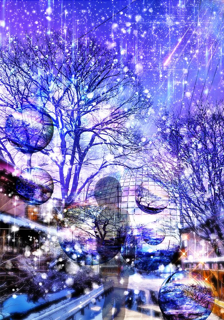 winter lived alone|リトルパイン的冬天风景插画图片 | BoBoPic