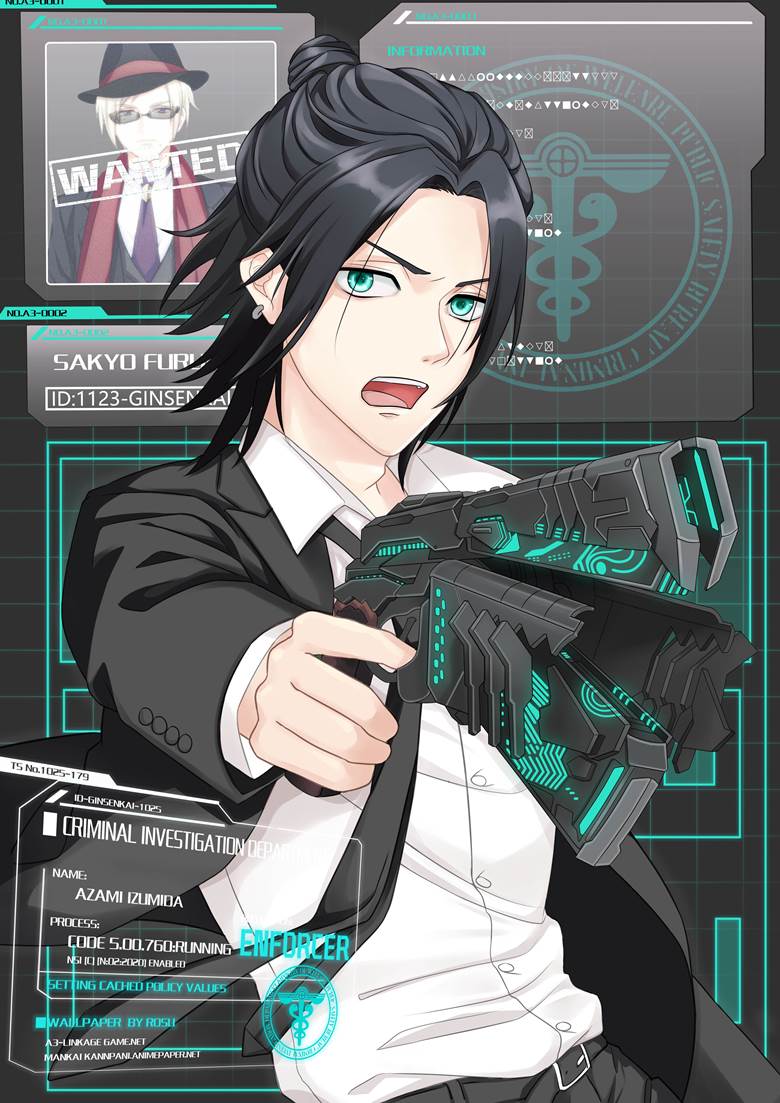 AZAMI|橘子味の瑠璃的A3!满开剧团插画图片 | BoBoPic