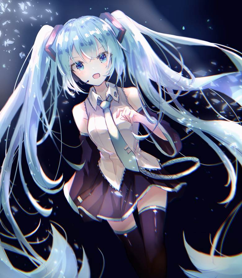 初音ミク|MiyU的初音未来插画图片 | BoBoPic