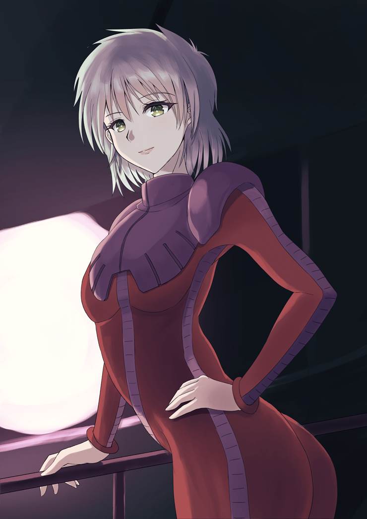 《机动战士高达08MS小队》爱娜·萨哈林插画图片 | BoBoPic