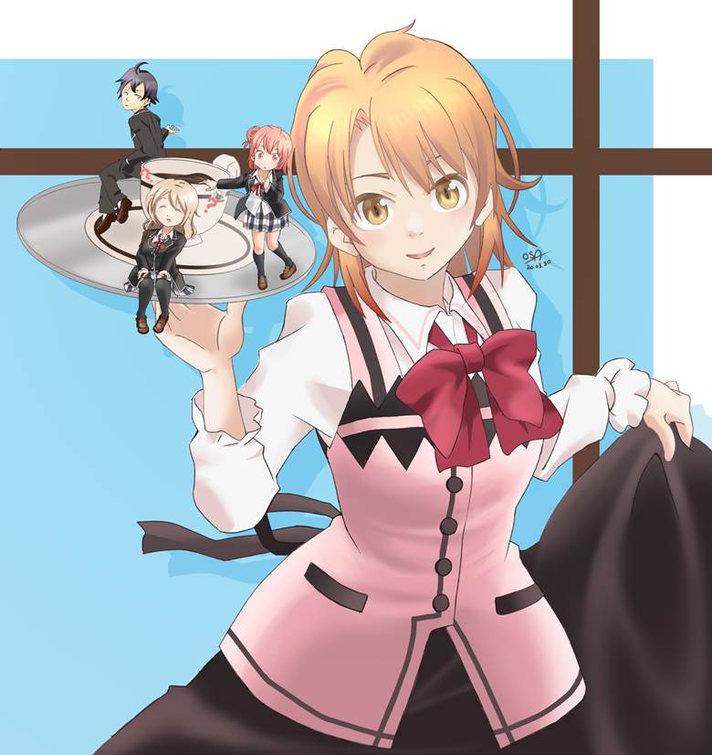 My Youth Romantic Comedy Is Wrong,Is the Order a Rabbit?,Iroha Isshiki,Yui Yuigahama,Hachiman ...