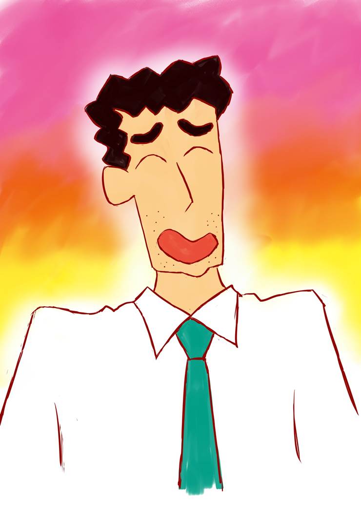 谢谢你，我的爸爸...|插画师NKNETWORK的野原广志插画图片 | BoBoPic