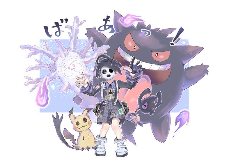 君总结(少)|插画师KOU的宝可梦耿鬼插画图片 | BoBoPic