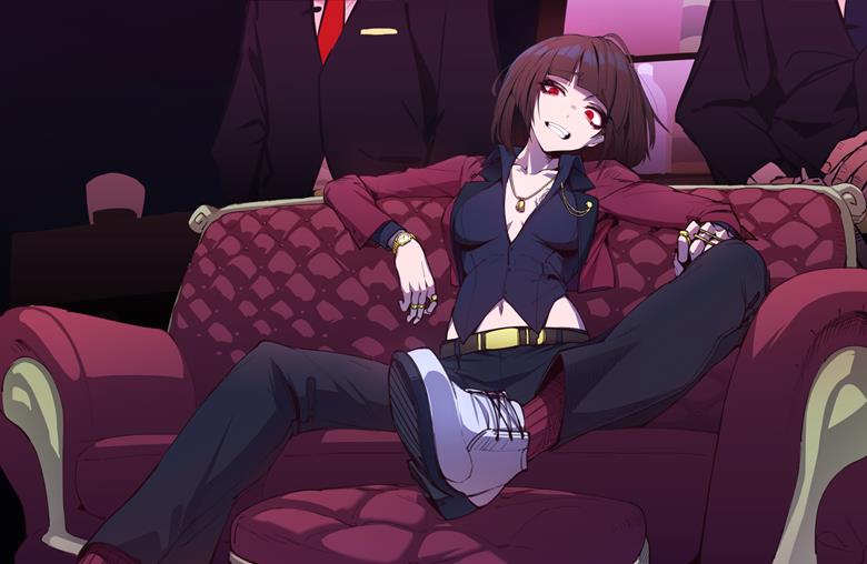 She\u0027s your boss|J.K.的沙发插画图片 | BoBoPic