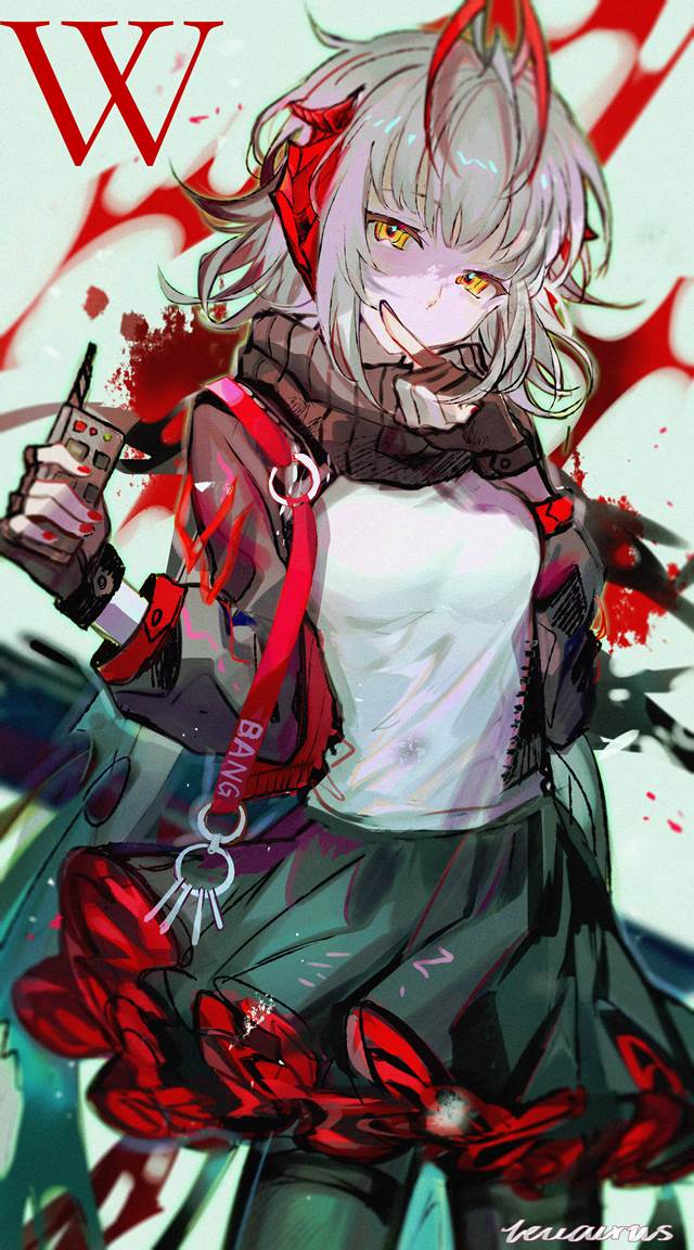 《明日方舟》维什戴尔，又名W的Pixiv高清壁纸图片 | BoBoPic