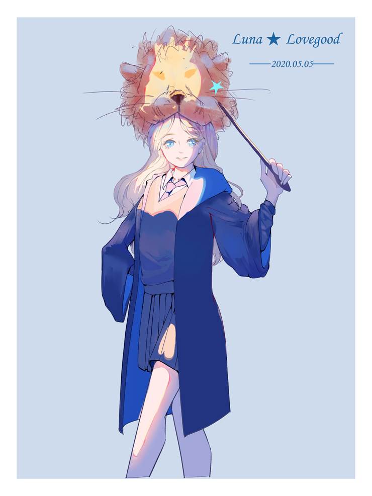《哈利波特》卢娜·洛夫古德pixiv插画图片 | BoBoPic