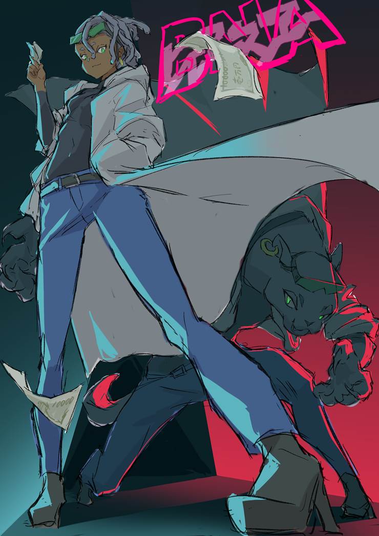 原创动画《BNA》玛丽伊丹pixiv插画图片 | BoBoPic