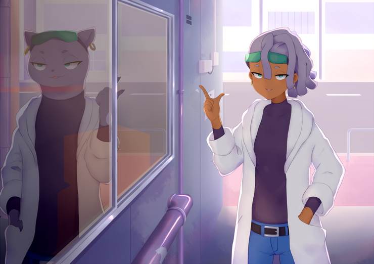 原创动画《BNA》玛丽伊丹pixiv插画图片 | BoBoPic