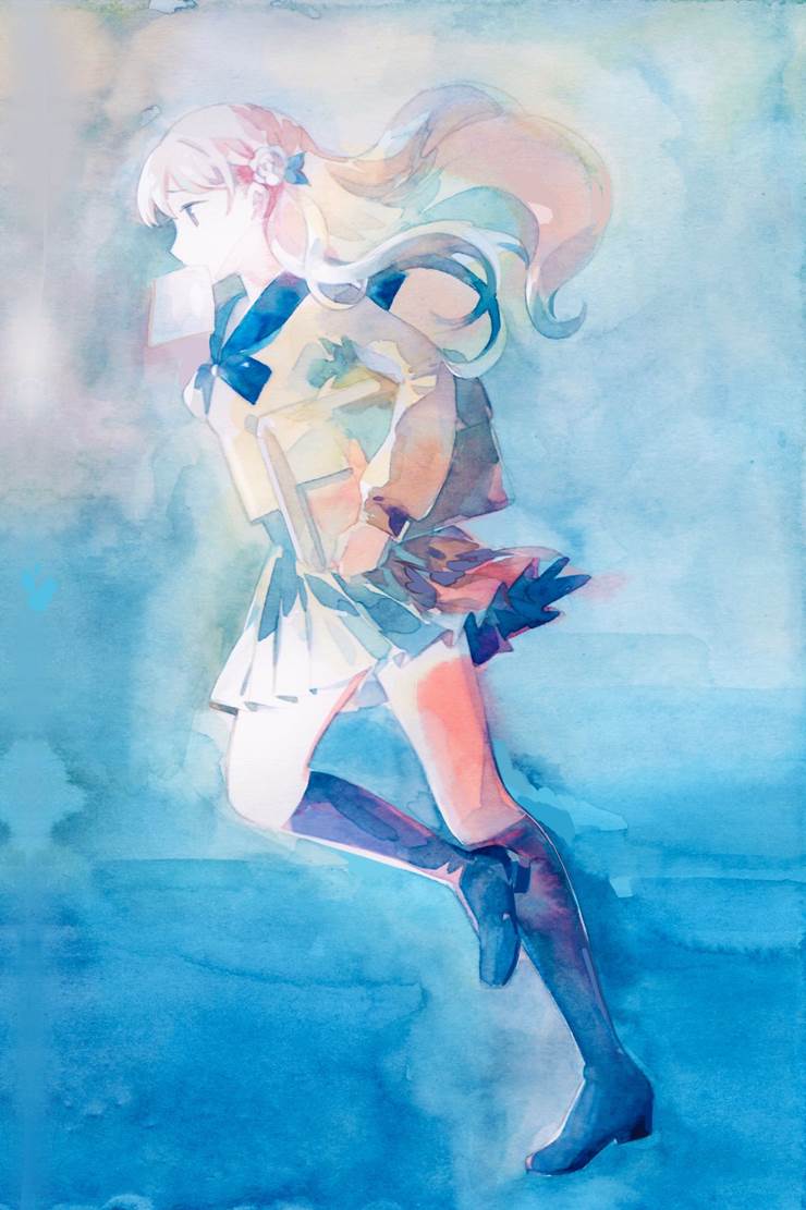 十三机兵防卫圈|插画师POPIPOPOPO的冬坂五百里插画图片 | BoBoPic