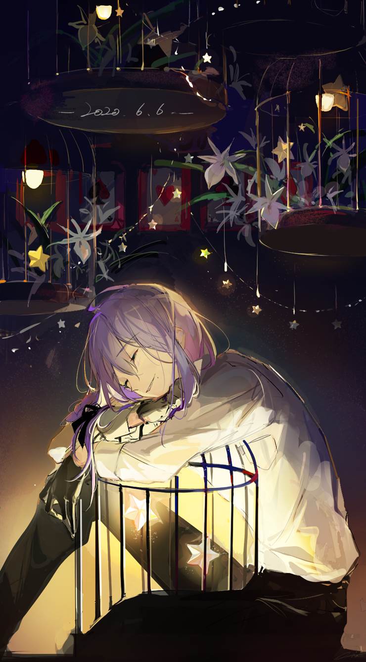 |插画师ezu的礼濑真宵插画图片 | BoBoPic