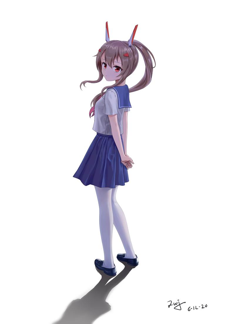 Ayanami|ZWJ的水手服少女插画图片 | BoBoPic