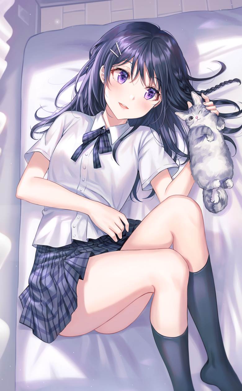 なでなで|TOKKYU的pixiv女高中生插画图片 | BoBoPic