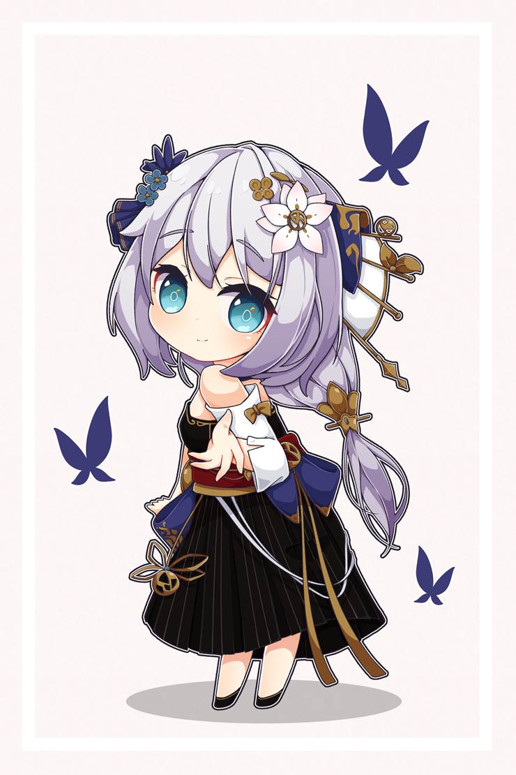 朔夜观星 兰夜行歌 SD (崩坏3rd)|_シナモン的崩坏3插画图片 | BoBoPic