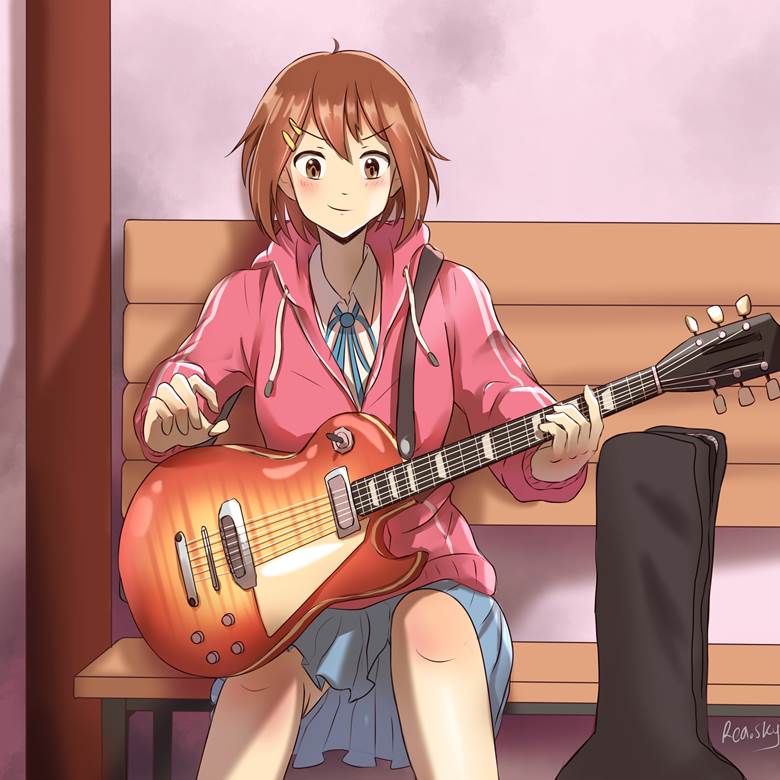 Honda Yui|Rea.sky的轻音少女插画图片 | BoBoPic