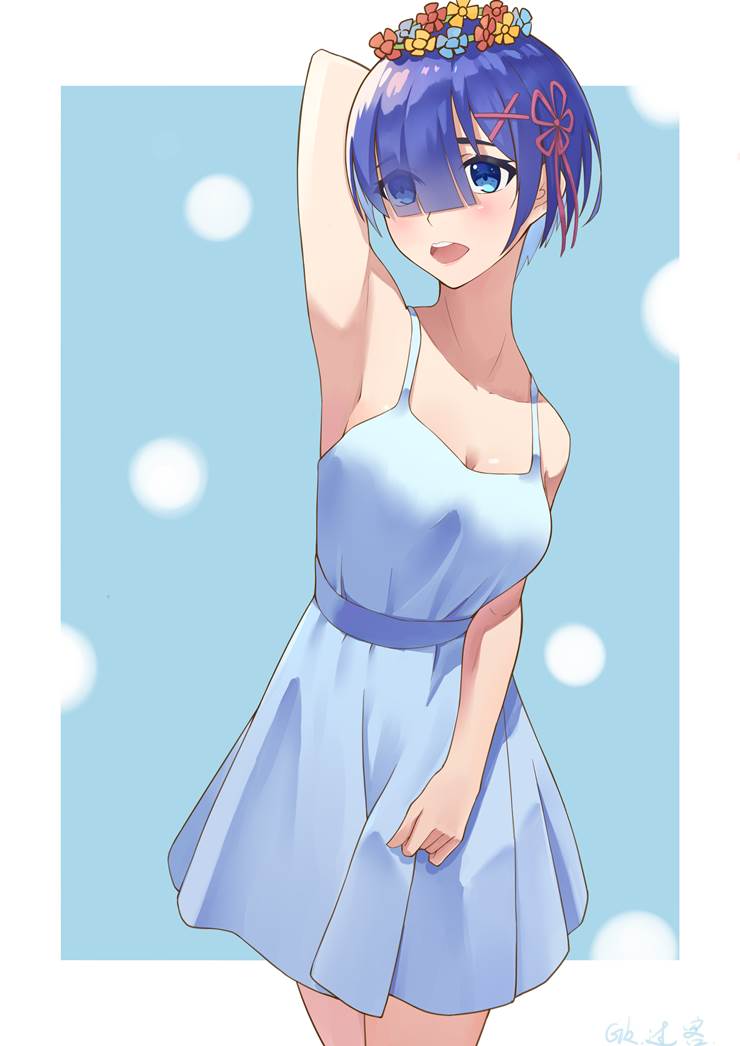 蕾姆|插画师GK过客的雷姆插画图片 | BoBoPic