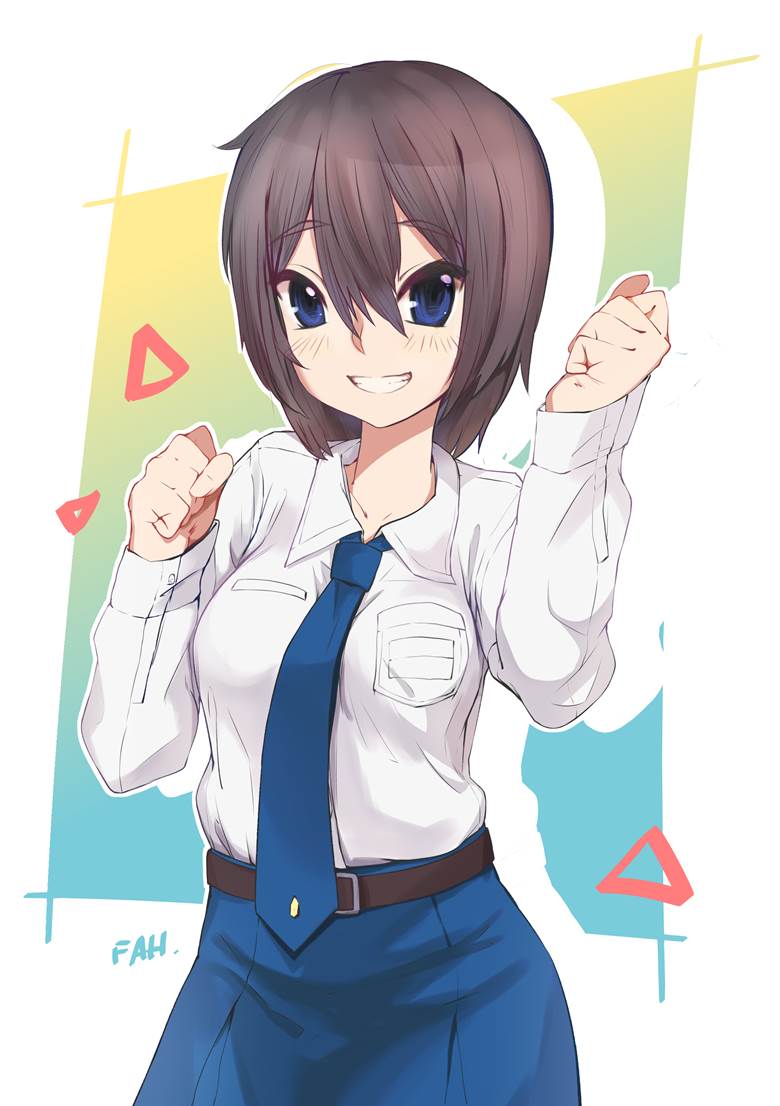 12072020|FAH__31的短发少女插画图片 | BoBoPic