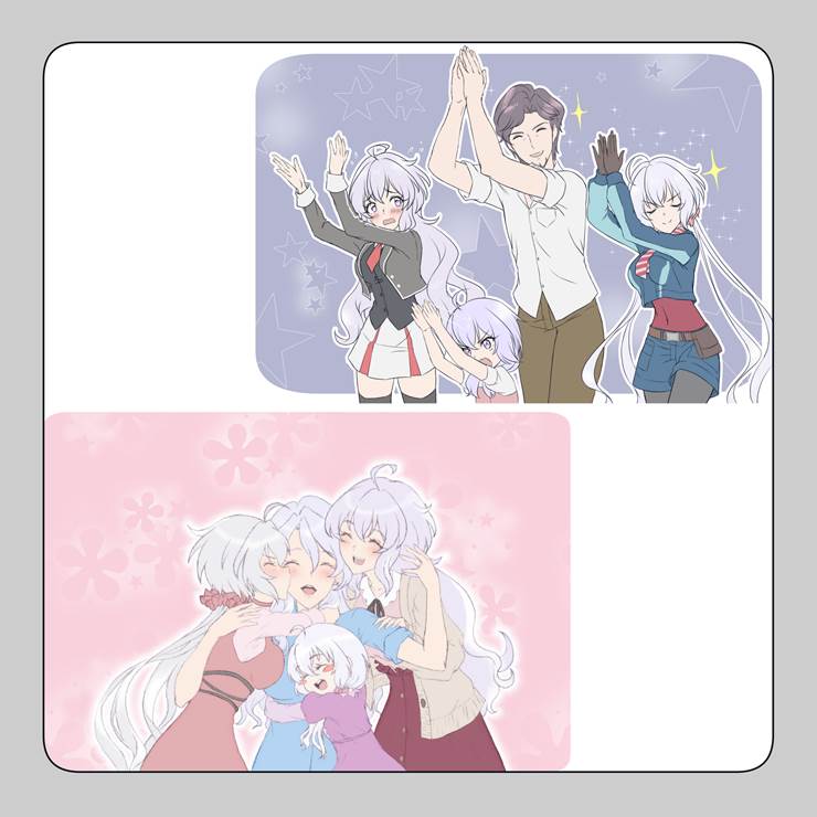 战姬绝唱,雪音克莉丝,雪音雅律,索奈特·M·雪音图片|尺寸3031x3031 | BoBoPic