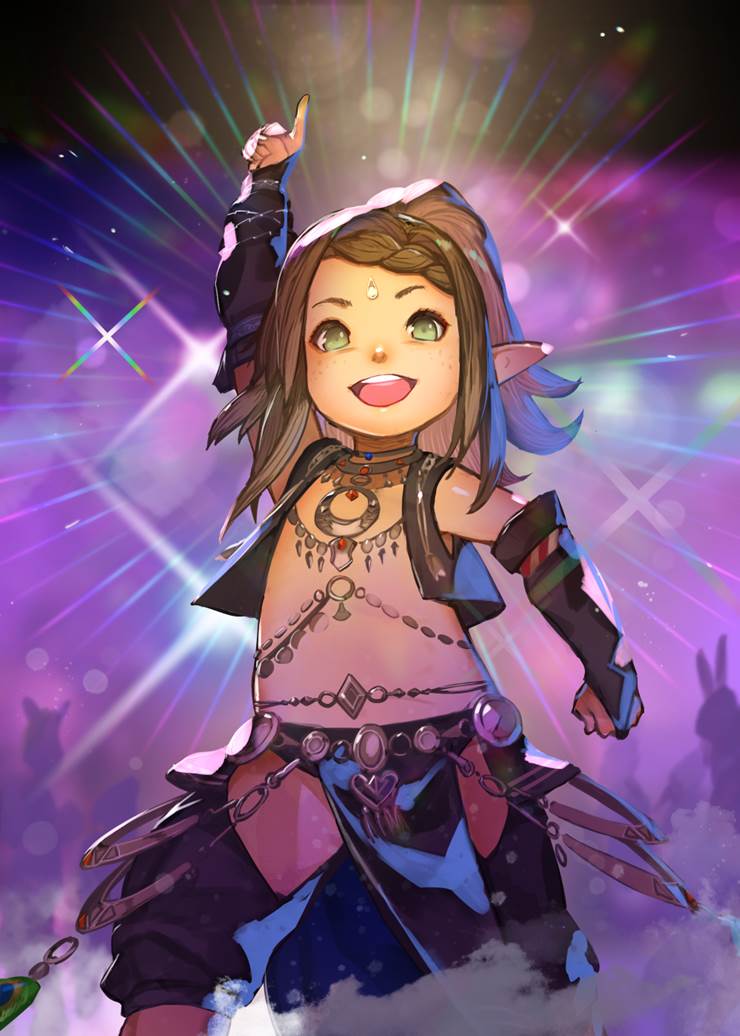 Everynight狂热!|插画师HIDE的FF14插画图片 | BoBoPic