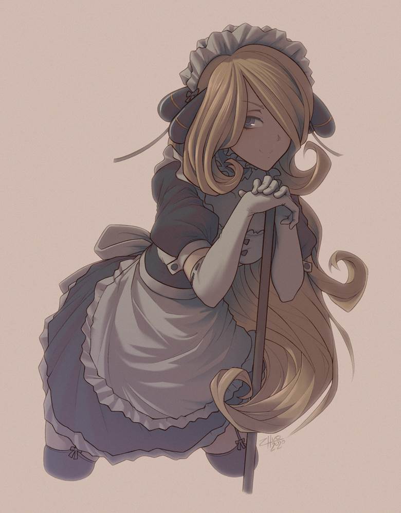 maid cynthia|Zhvo的精灵宝可梦插画图片 | BoBoPic