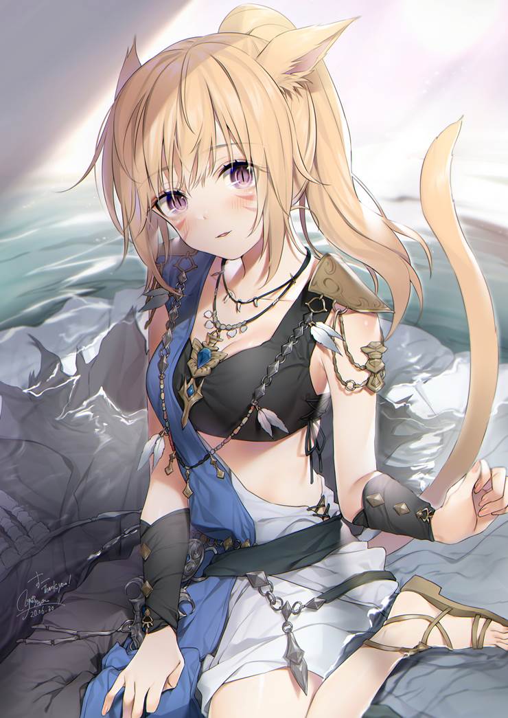 米考特|插画师星井やな的最终幻想FF14插画图片 | BoBoPic