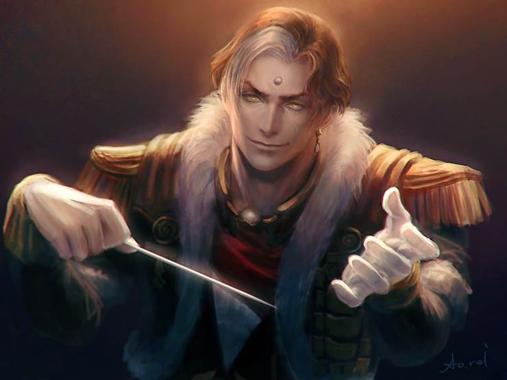 指挥|插画师Ao.rei的最终幻想FF14插画图片 | BoBoPic